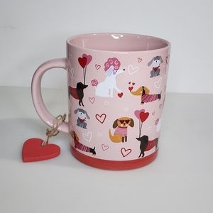 Prima Design | Dining | Prima Design Puppies In Love Pink Ceramic ...